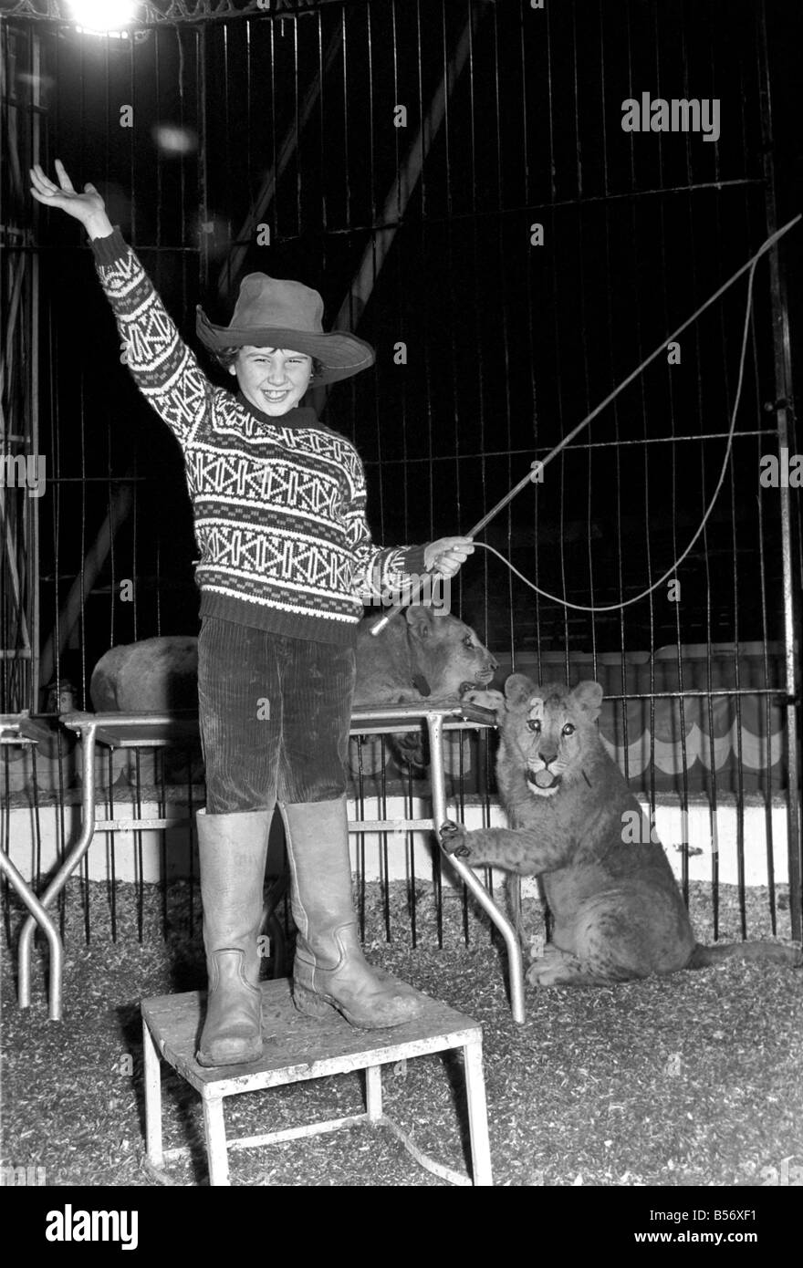 Lion Taming Banque d'image et photos - Alamy