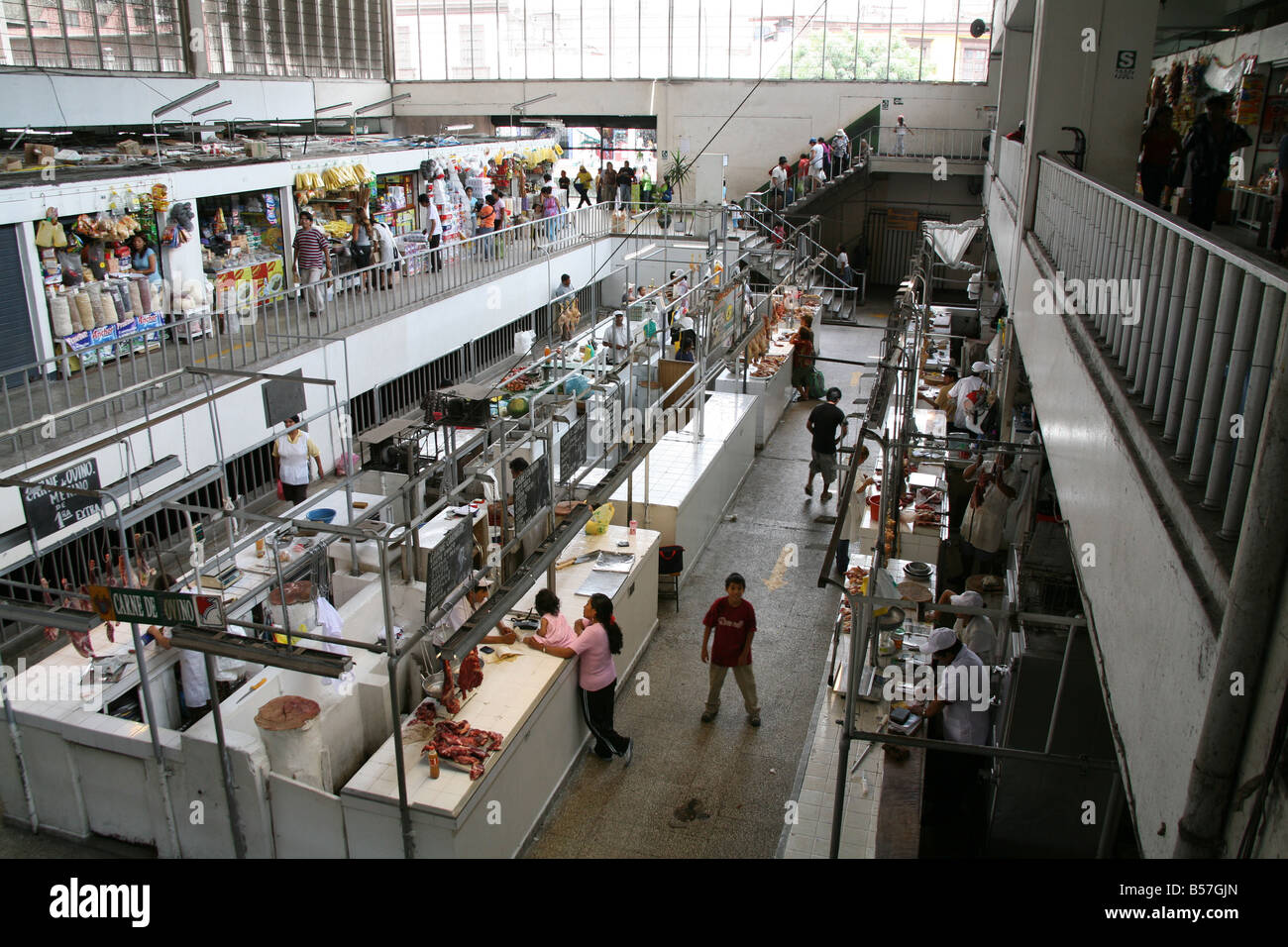 Mercado Central Lima Peru Banque d'image et photos - Alamy
