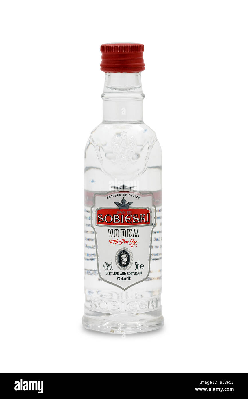 Sobieski vodka Banque d'images détourées - Alamy