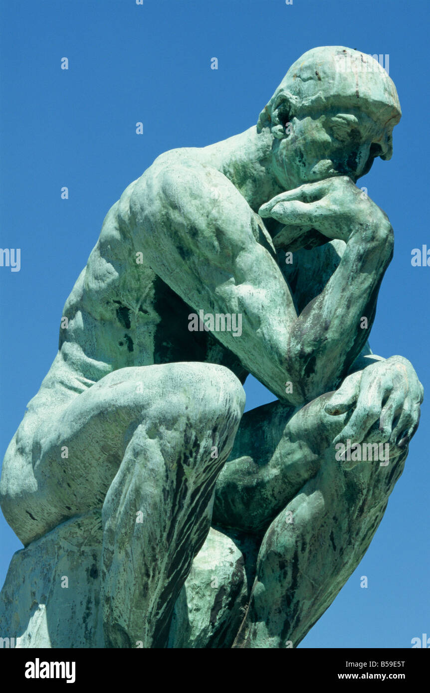 Le penseur de Rodin Musée Rodin Paris France Europe Photo Stock - Alamy