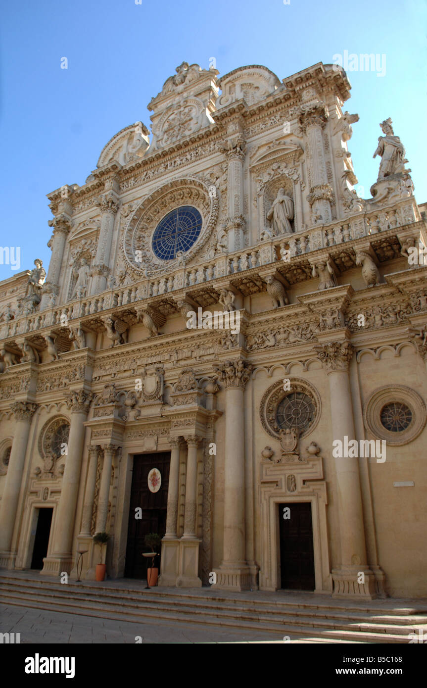 Basilique de santa croce lecce Banque de photographies et d’images à ...