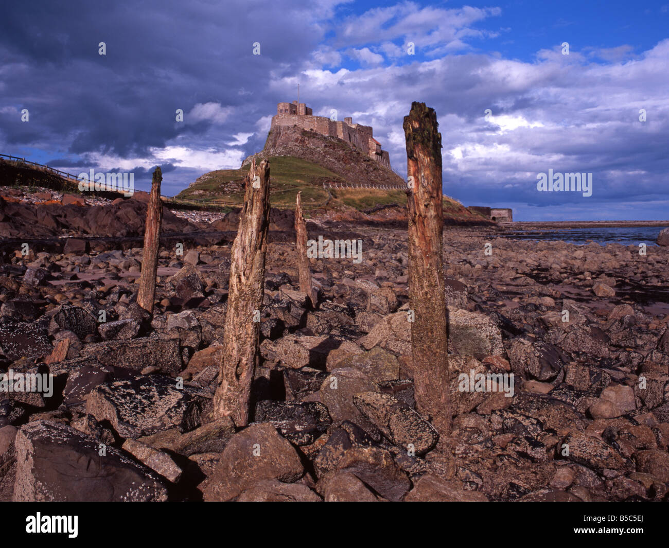 Lindisfarne castle holy island Banque de photographies et d’images à ...