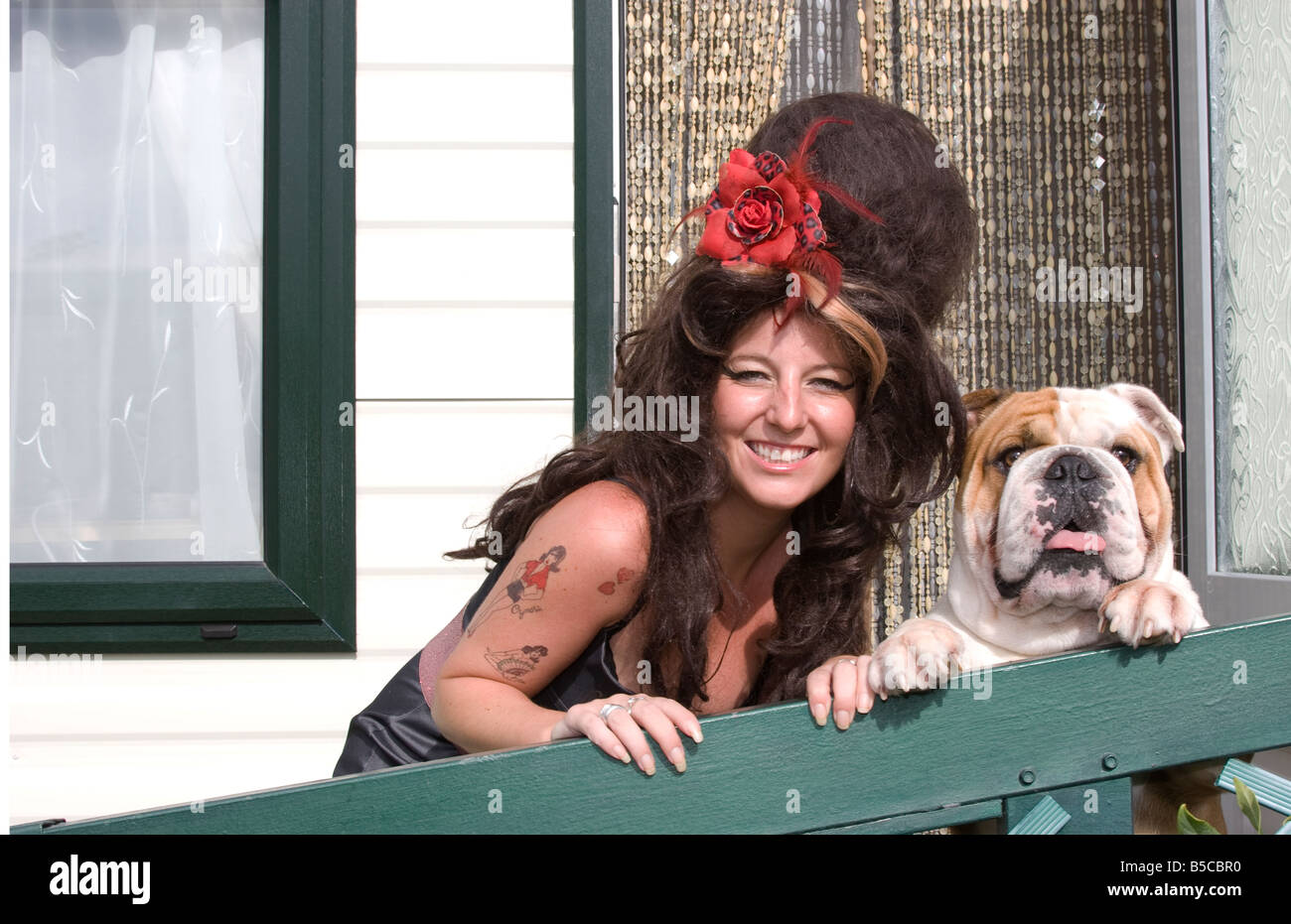 Amy winehouse lookalike Banque de photographies et d’images à haute ...