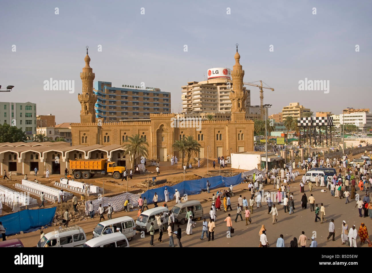 Grande Mosquée, Khartoum, Soudan, Afrique Photo Stock - Alamy