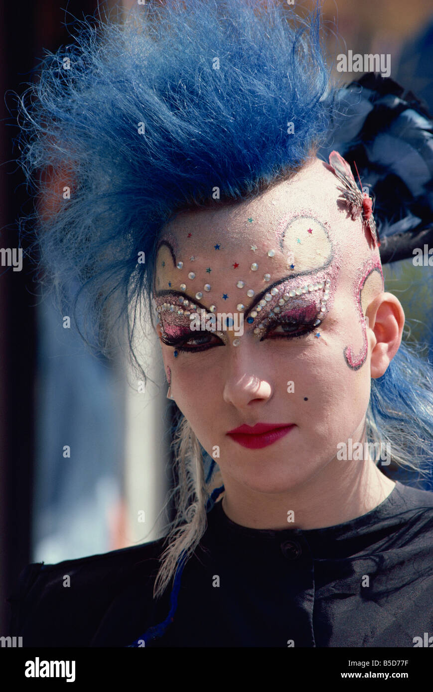 Punk Londres Angleterre Grande Bretagne Banque d'image et photos - Alamy