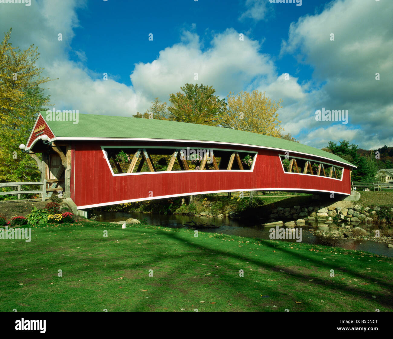Ponts couverts de la nouvelle angleterre Banque de photographies et d ...