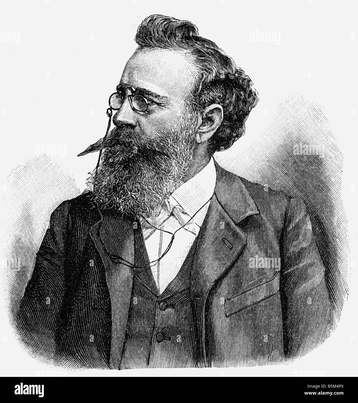 Inventeur du 19ème siècle Banque d'images noir et blanc - Alamy