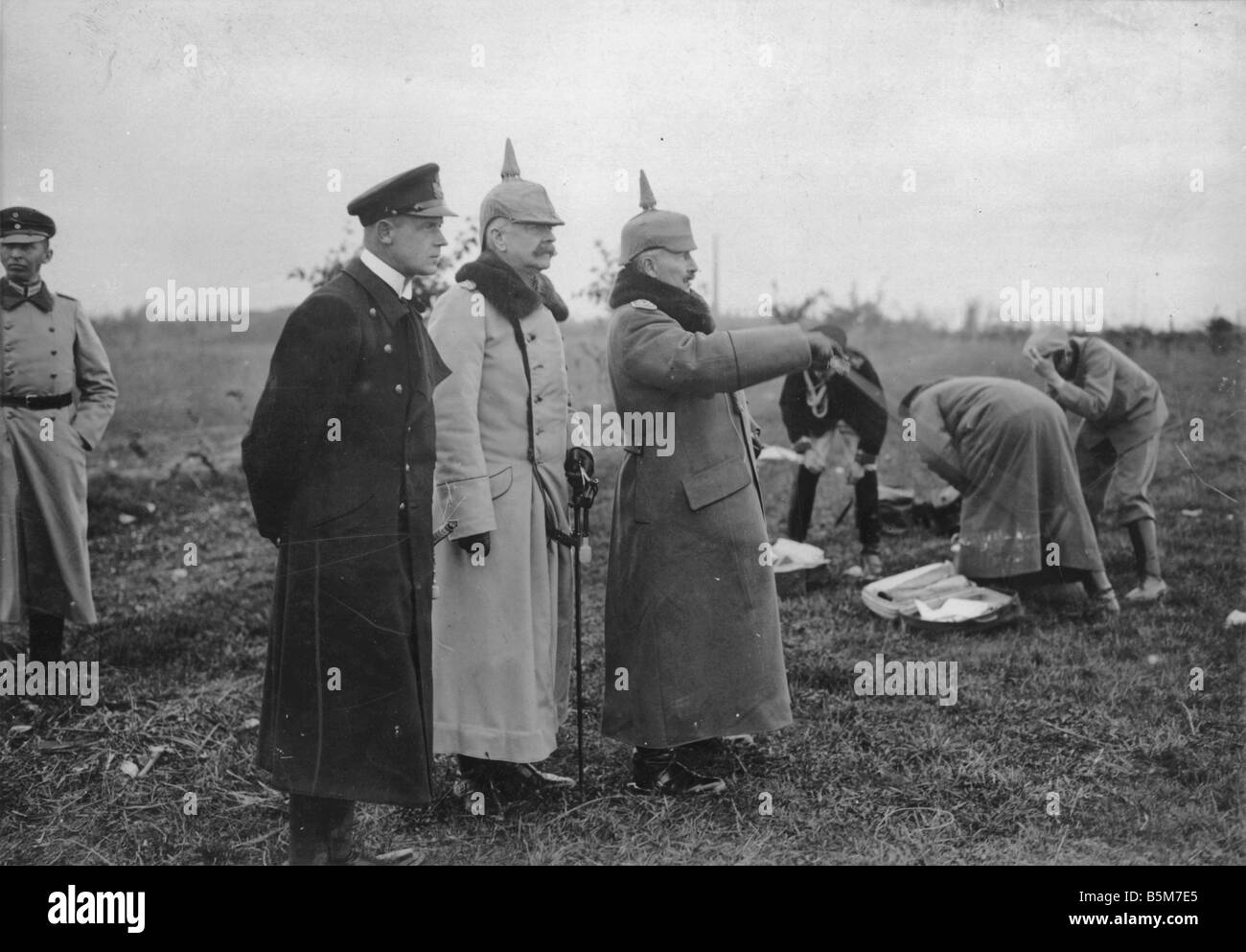 1 W46 F1916 2 Guillaume II Front Ouest 1916 l'empereur allemand ...