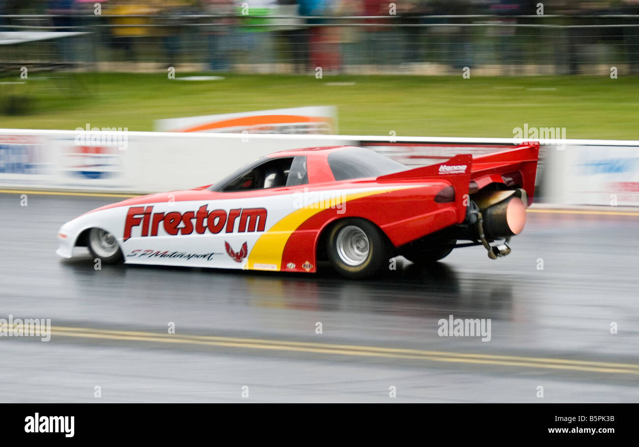 Jet Funny Car Firestorm Pontiac Firebird conduit par Roger Goring, Drag ...