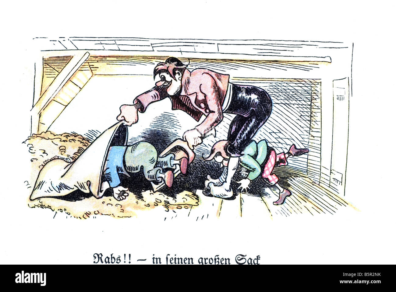 Fermier Mecke animaux Max & Moritz en sac, Max et Moritz une histoire ...