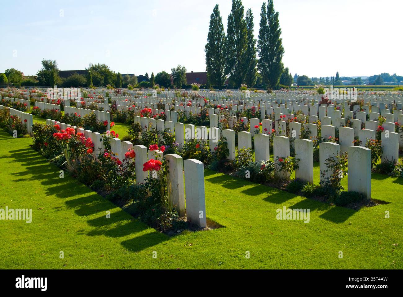 Le bois du polygone, cimetière de buttes et de cimetière Tyne Cot ...