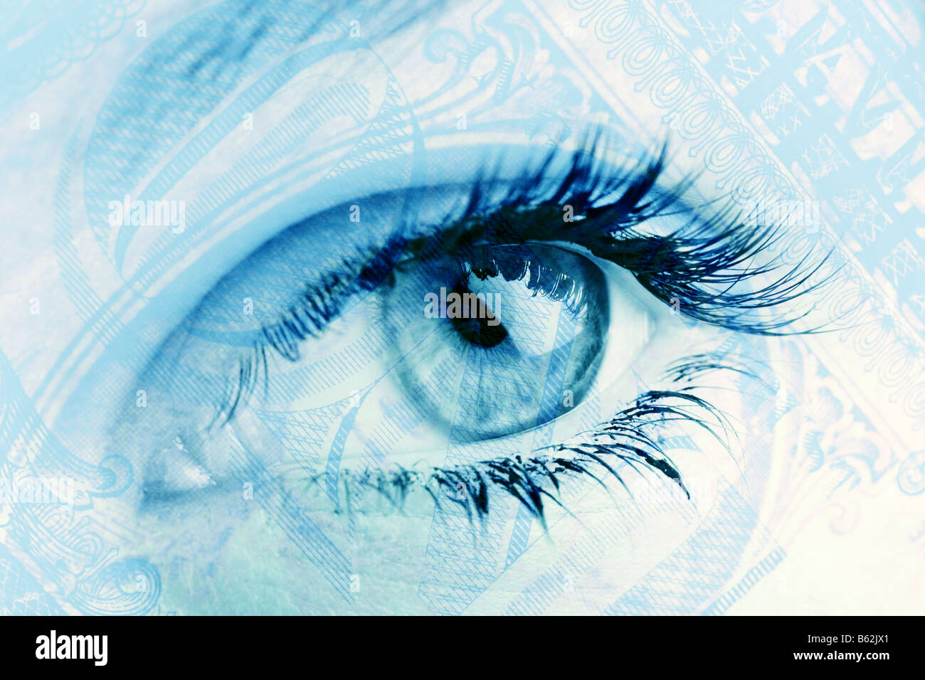 Dollar bill eye Banque de photographies et d’images à haute résolution ...
