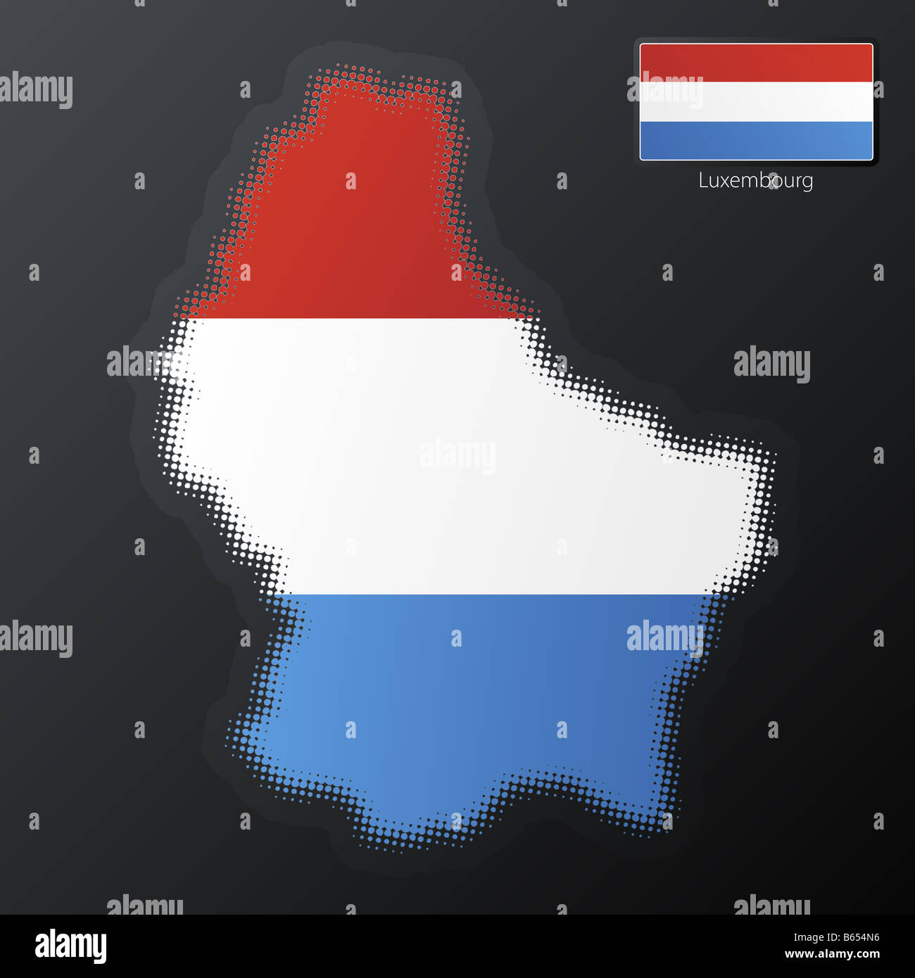 Carte du luxembourg Banque de photographies et d’images à haute ...