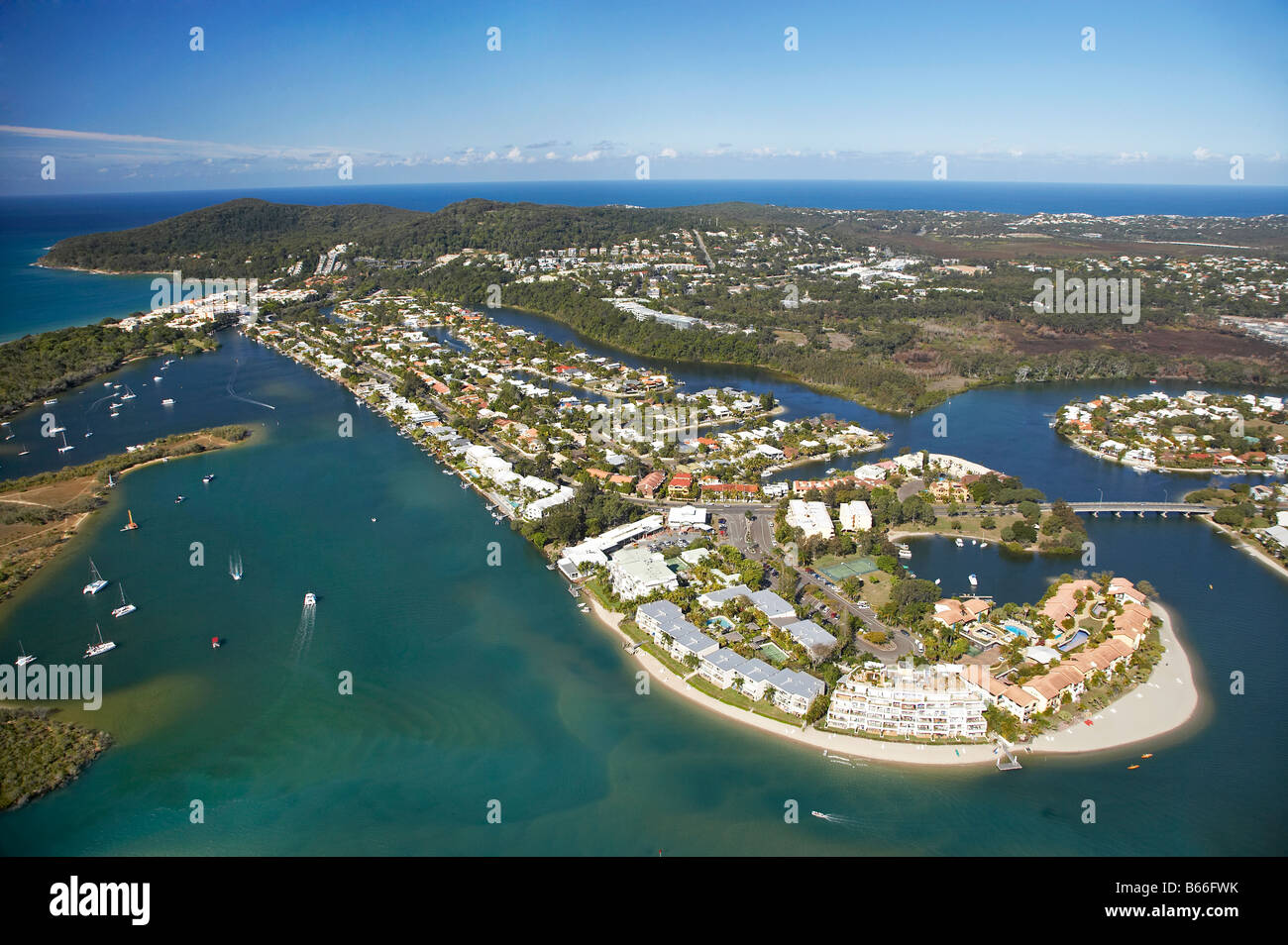 Noosa queensland aerial Banque de photographies et d’images à haute ...
