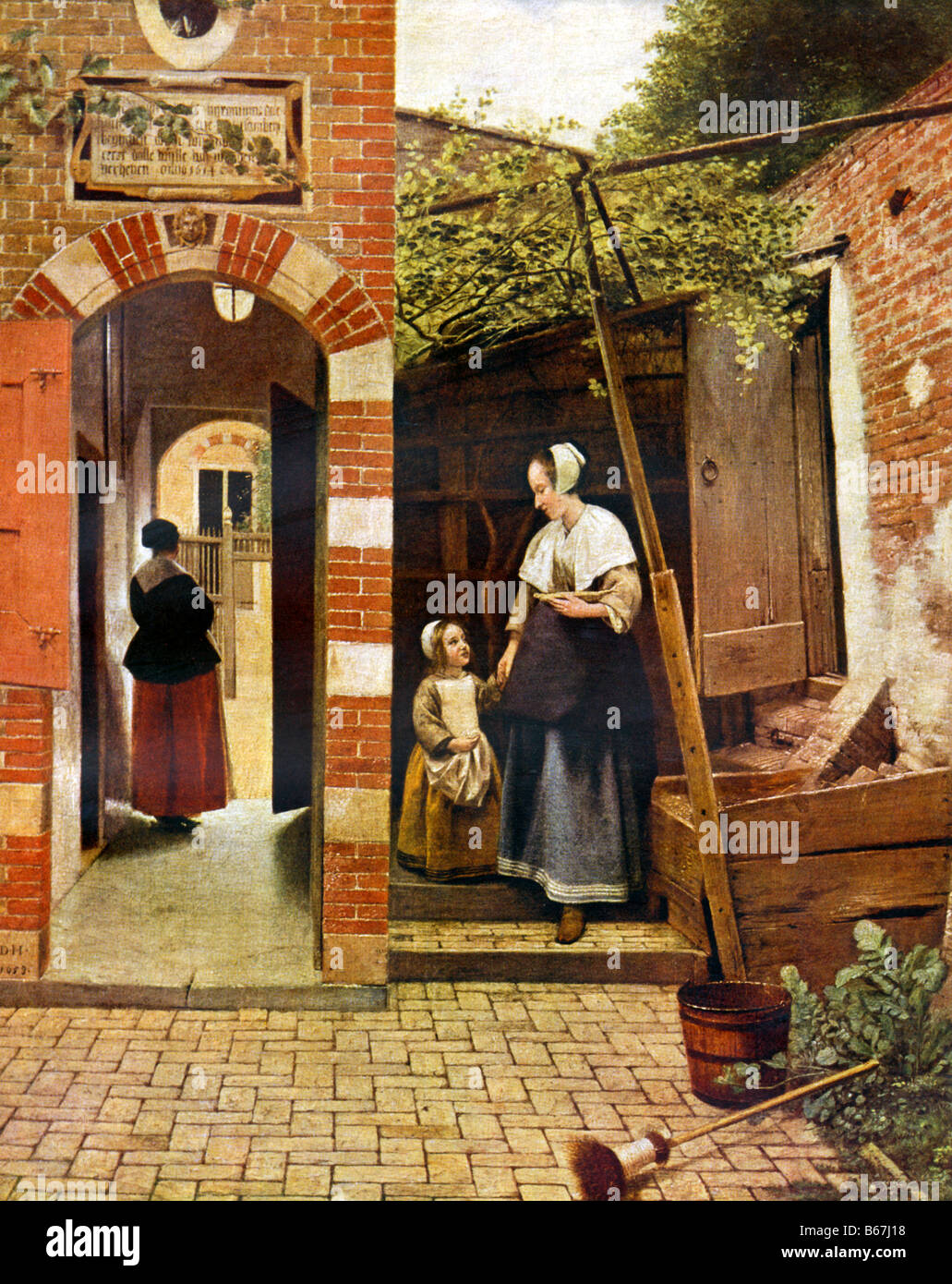 Autres oeuvres principales de hooch Banque de photographies et d’images ...