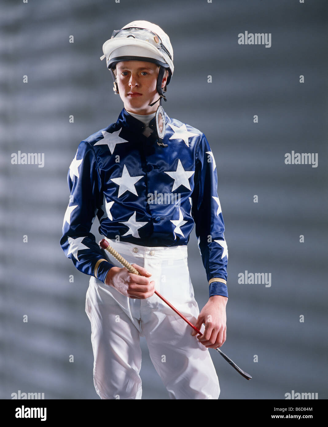 Paul Eddery Jockey champion de course de chevaux Photo Stock - Alamy