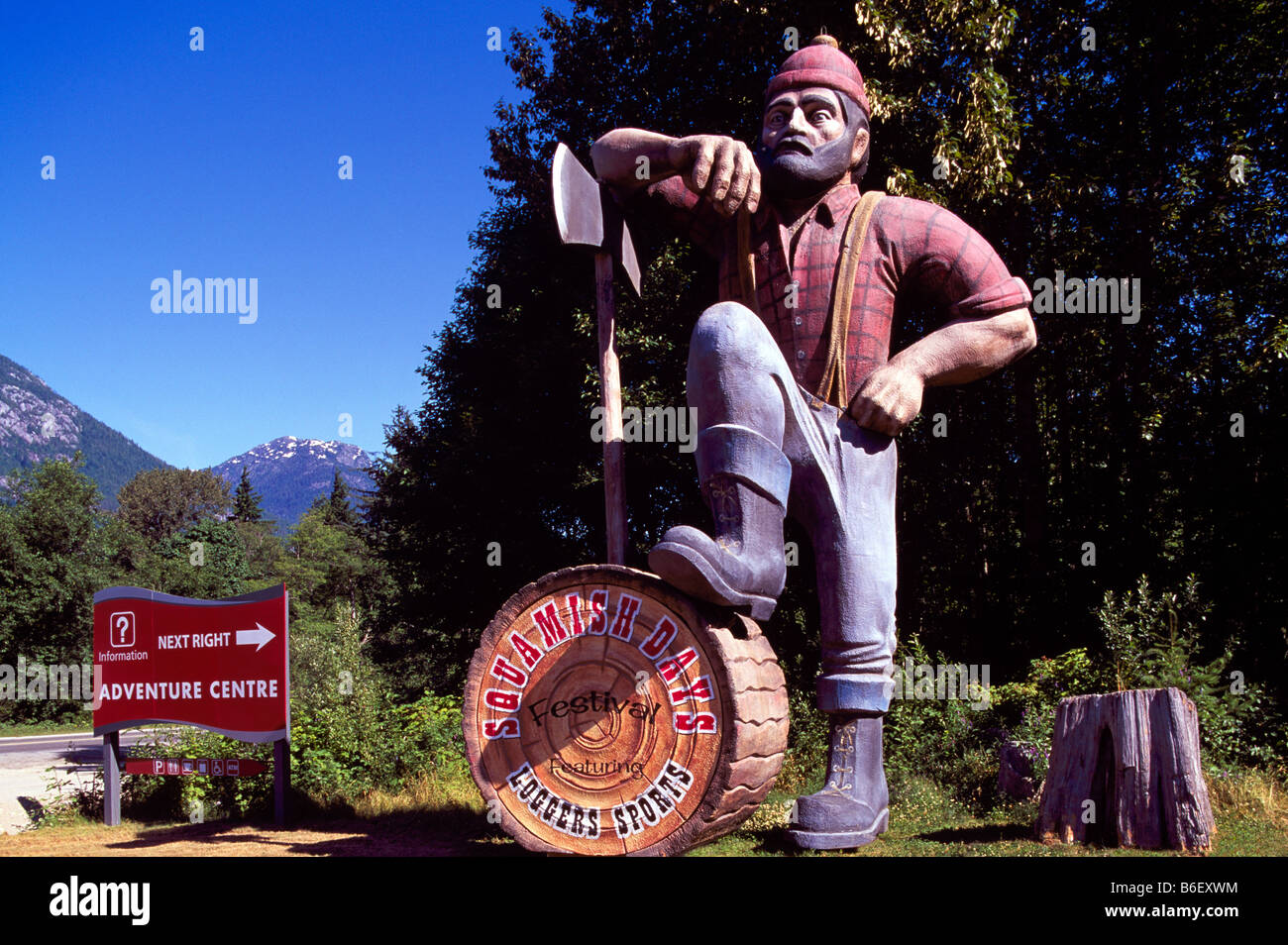 Squamish loggers day Banque de photographies et d’images à haute ...