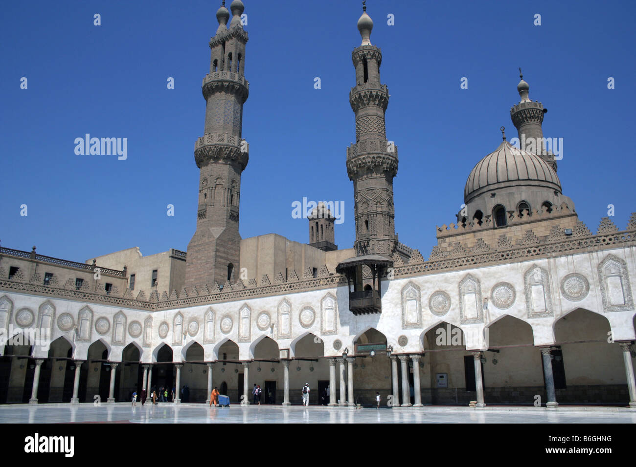 La mosquée Al Azhar au Caire en Égypte Photo Stock - Alamy