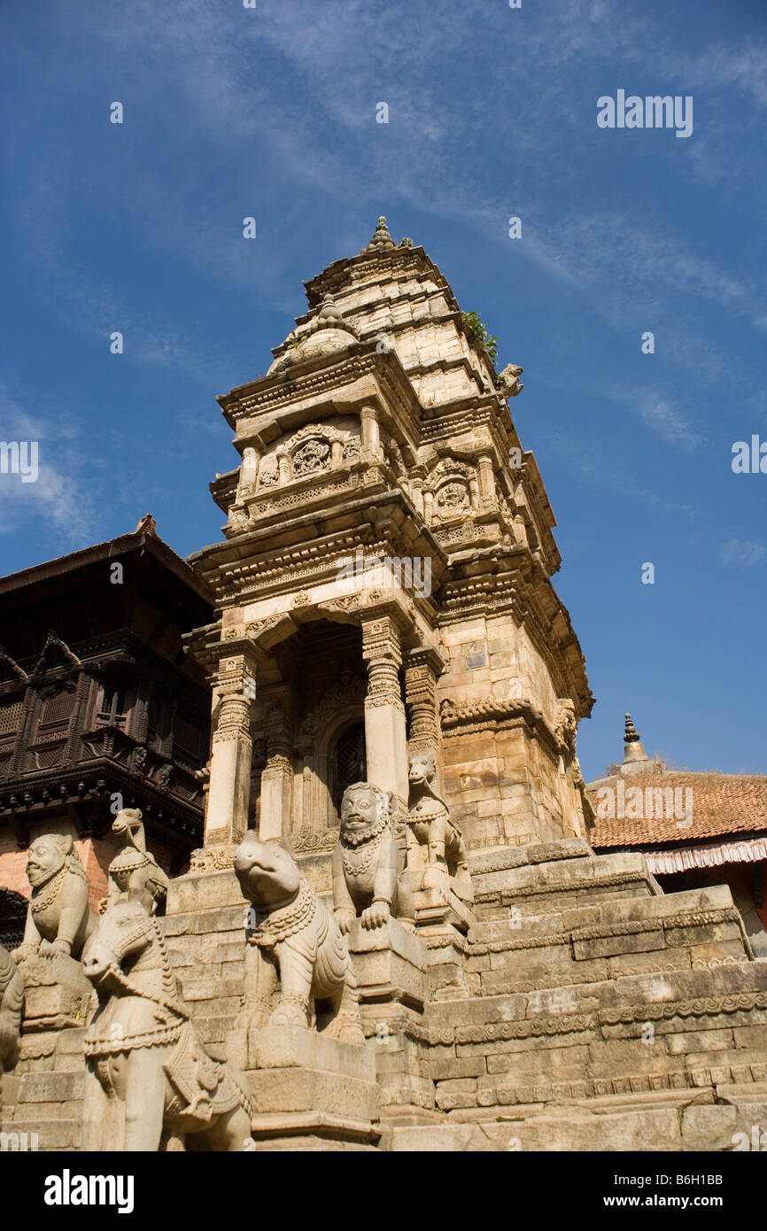 Siddhi Lakshmi Shikara temple Hindou dans le Durbar Square de Bhaktapur ...
