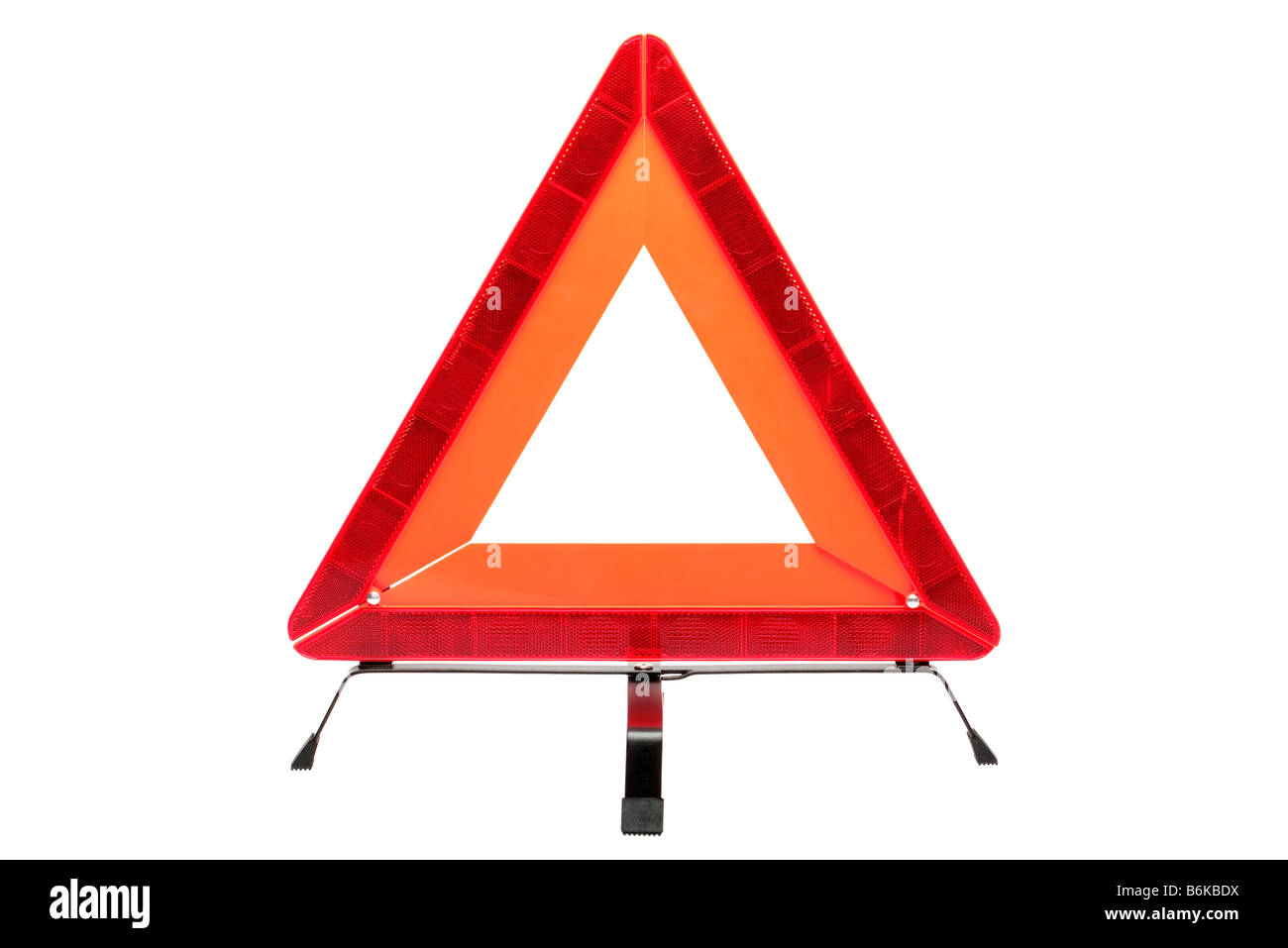 Panneau de signalisation de danger triangle rouge Banque de ...