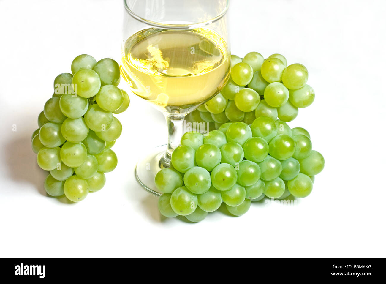 Raisin de vin blanc vitis vinifera Banque de photographies et d’images ...