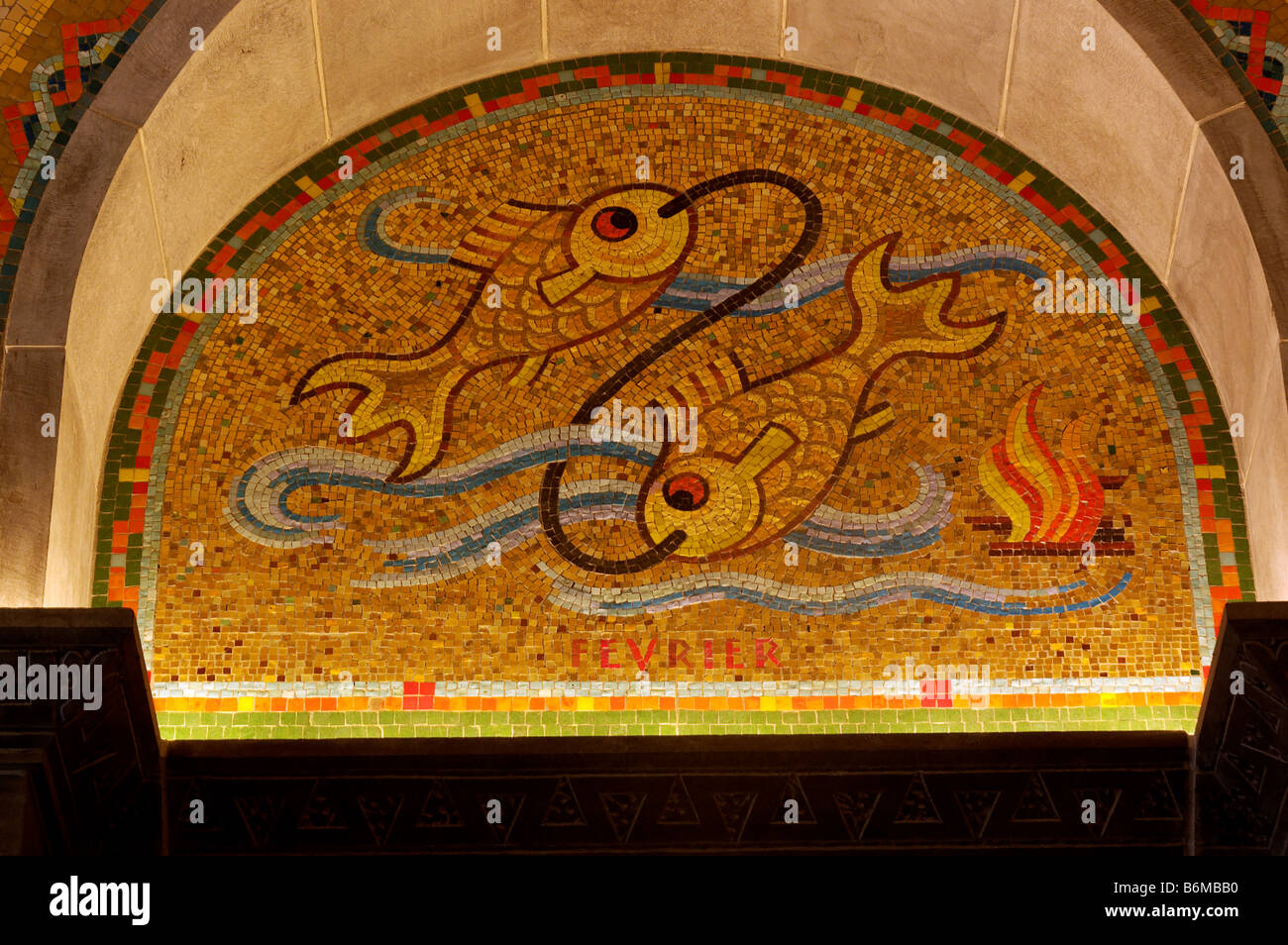 Mosaïque de poisson Banque de photographies et d’images à haute ...