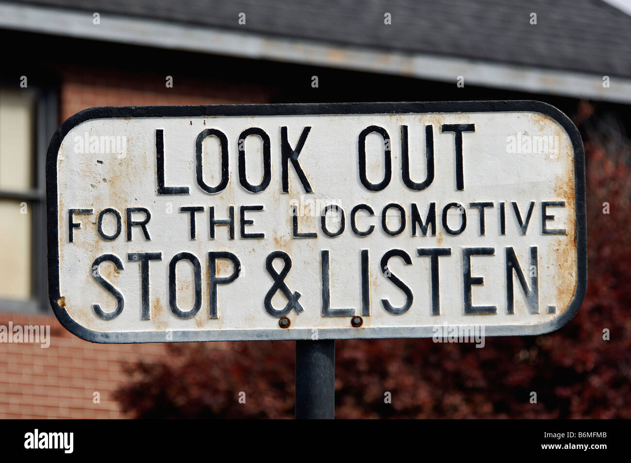 Look out sign Banque de photographies et d’images à haute résolution ...