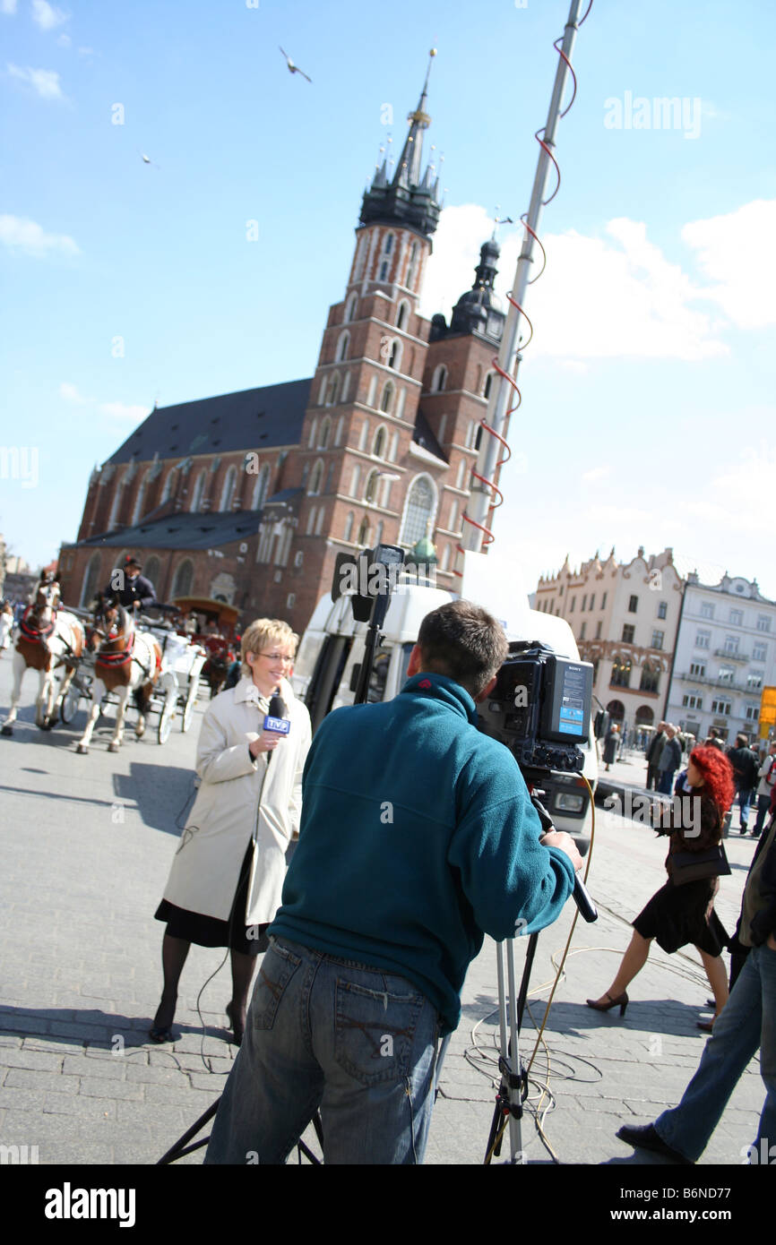 Reportage tv Banque de photographies et d’images à haute résolution - Alamy