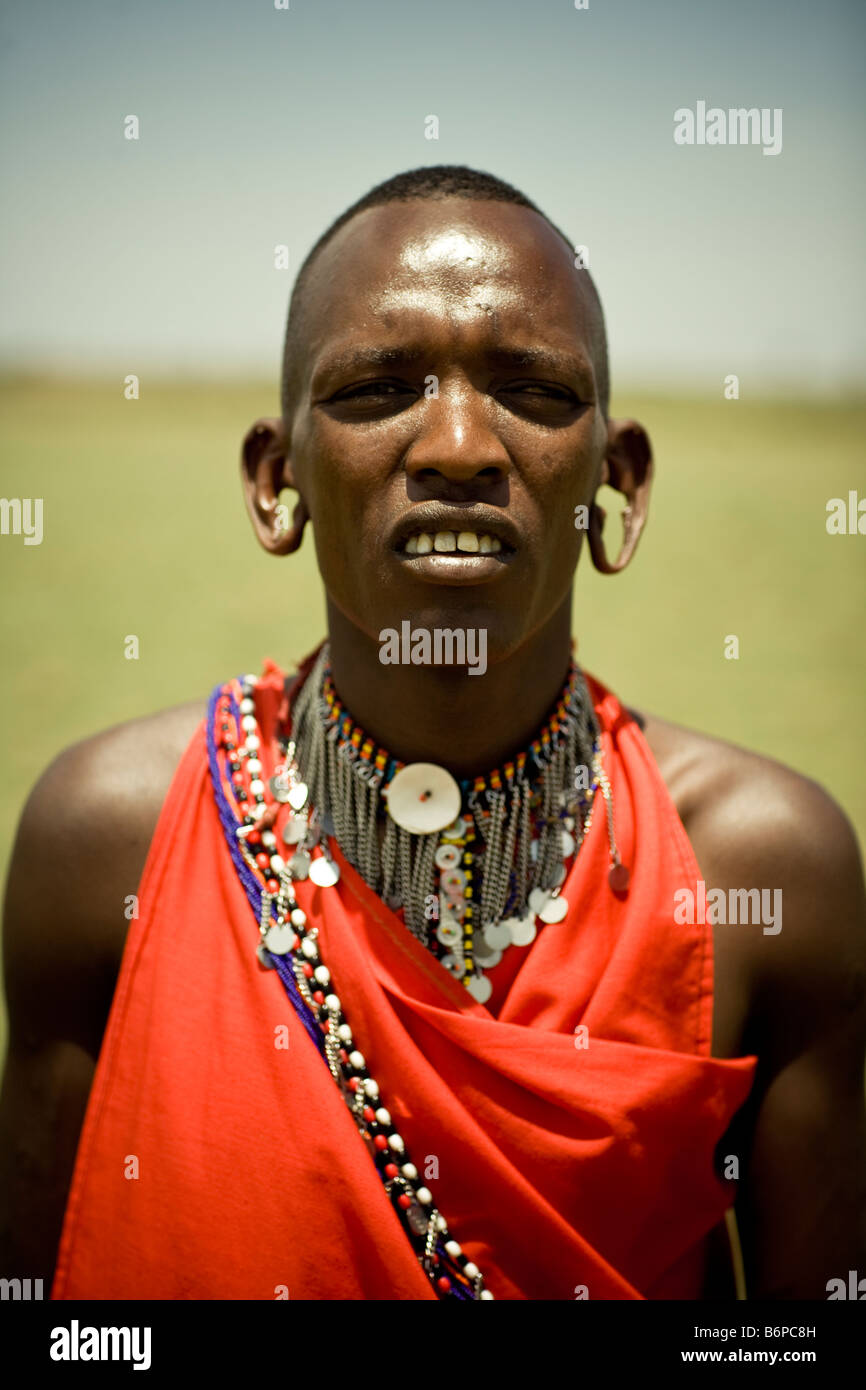 Homme traditionnel masai Banque de photographies et d’images à haute ...