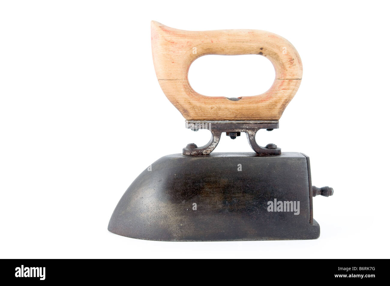 Vieux fer à repasser rouillé Banque d'images détourées - Alamy