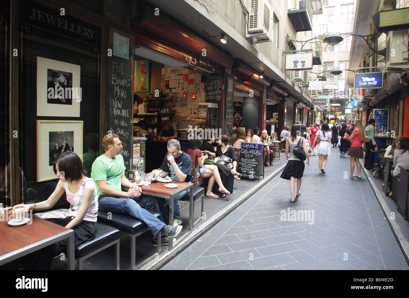 Melbourne cafe Banque de photographies et d’images à haute résolution - Alamy
