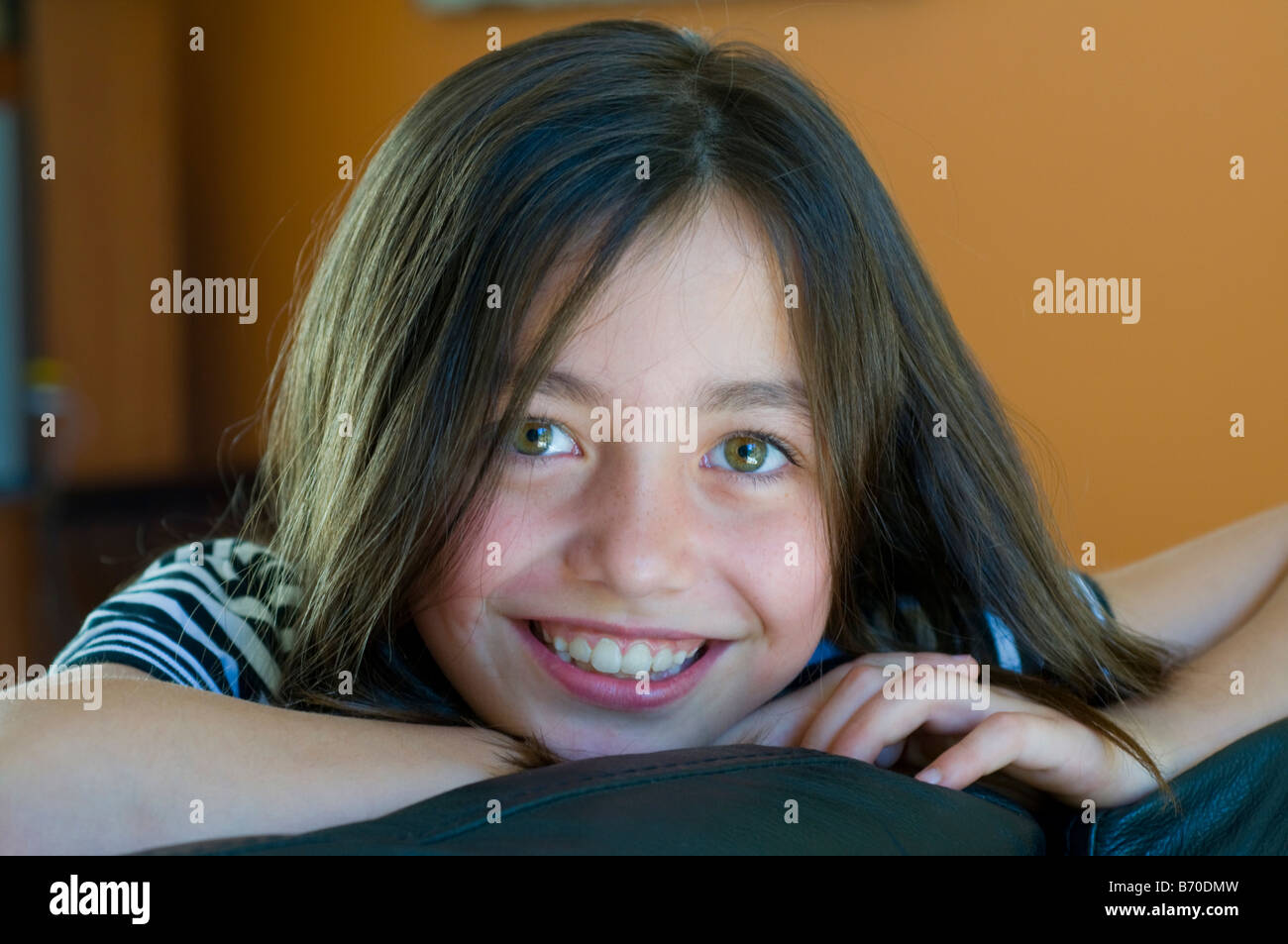 Fille de 8 ans Banque de photographies et d’images à haute résolution ...