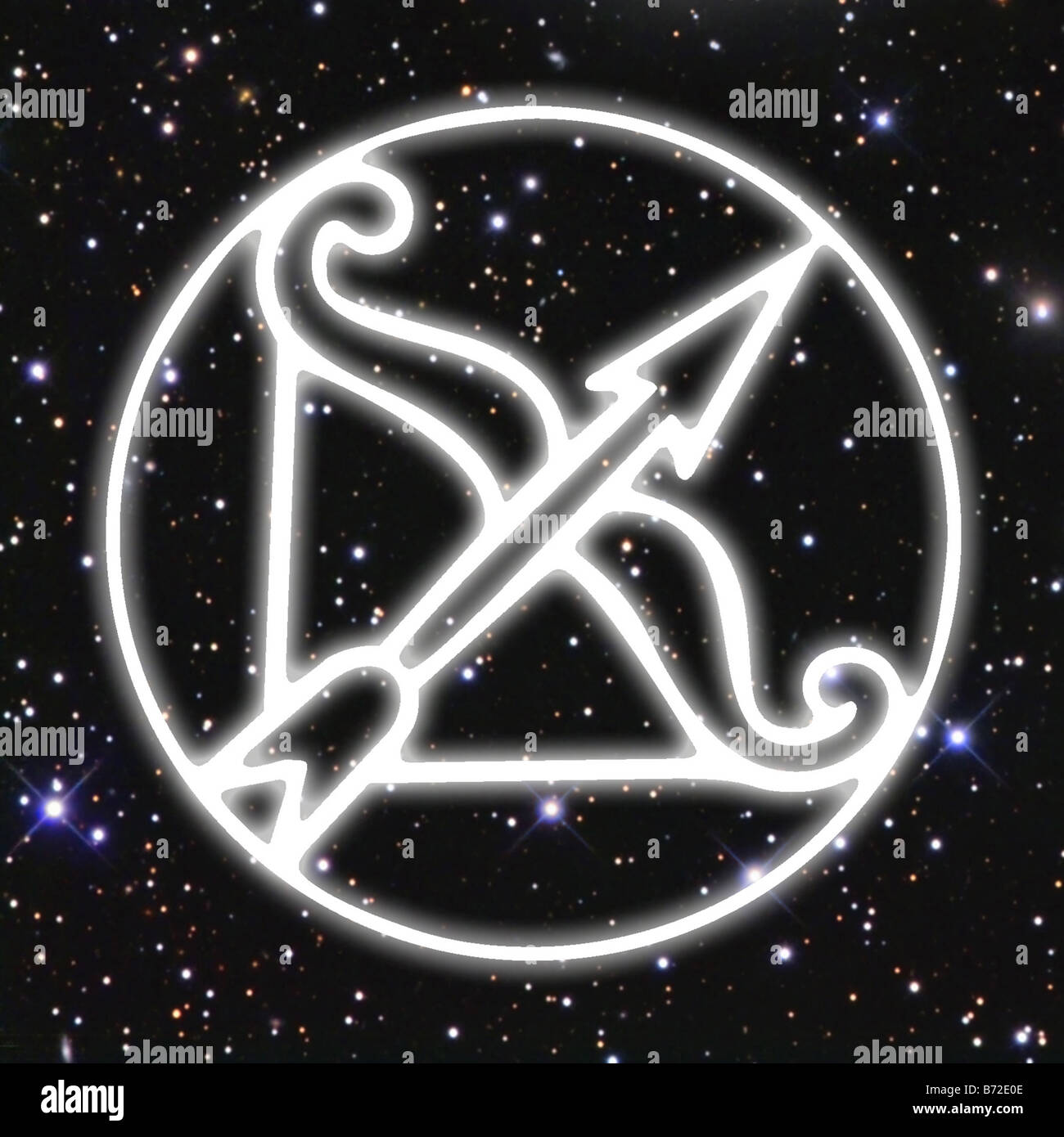 Sagittarius zodiac star sign Banque de photographies et d’images à ...