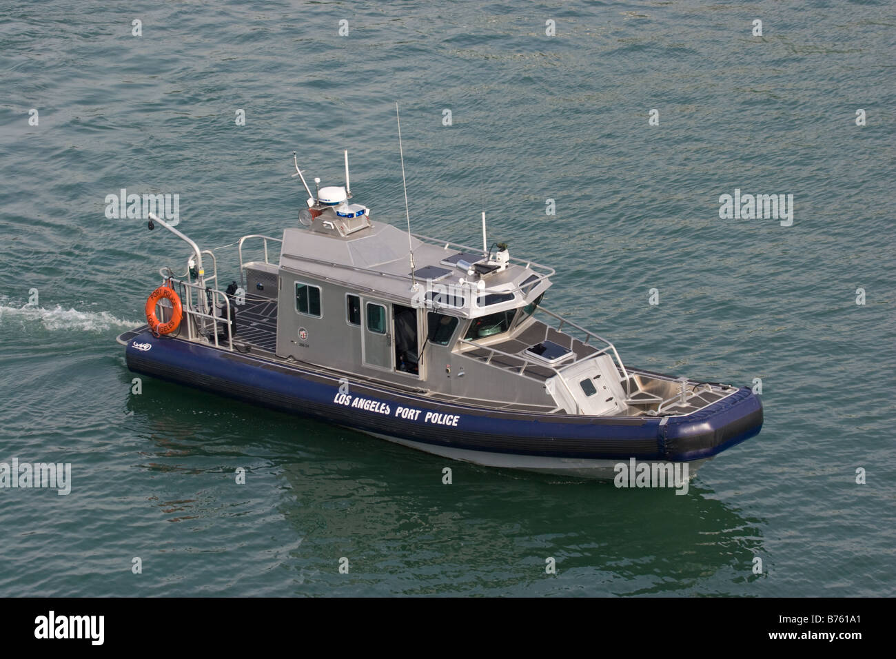 Bateau de police du port de los angeles Banque de photographies et d ...