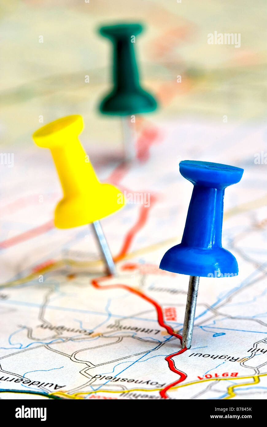 Plan de route Banque de photographies et d’images à haute résolution ...