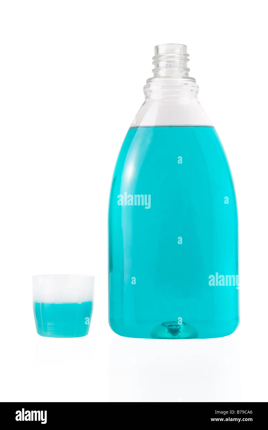 Une bouteille de rince bouche Banque de photographies et d’images à ...