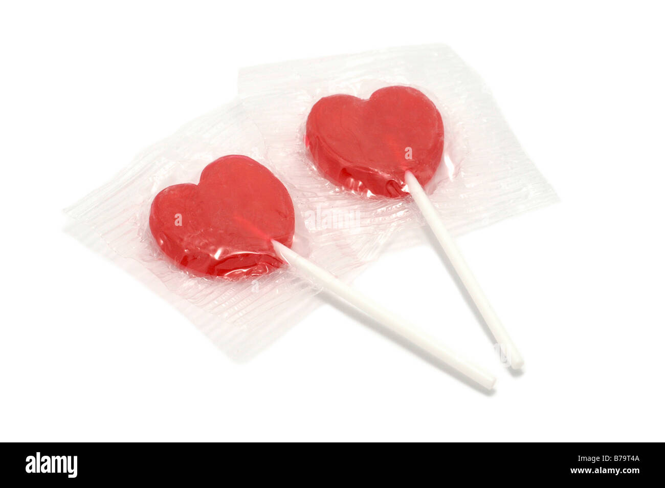 Sucette coeur bonbon Banque de photographies et d’images à haute ...