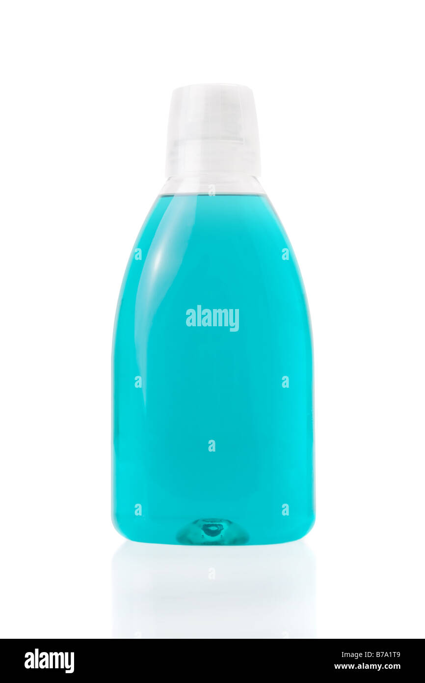 Une bouteille de rince bouche Banque de photographies et d’images à ...