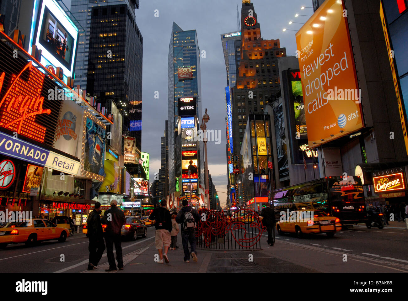 Une vue times square Banque de photographies et d’images à haute ...