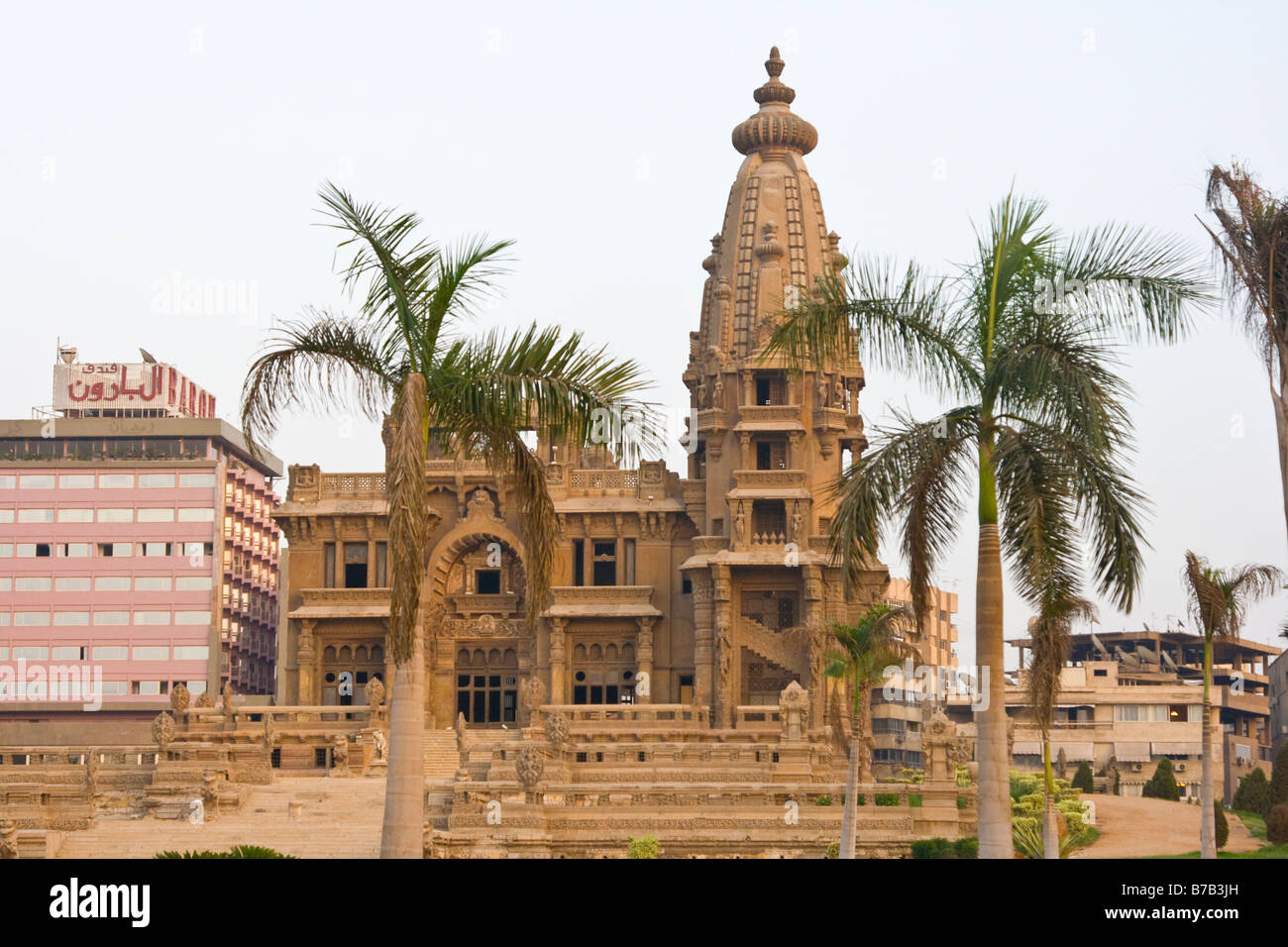 Qasr Al Baron Barons ou Palace à Heliopolis Cairo Egypte Photo Stock ...