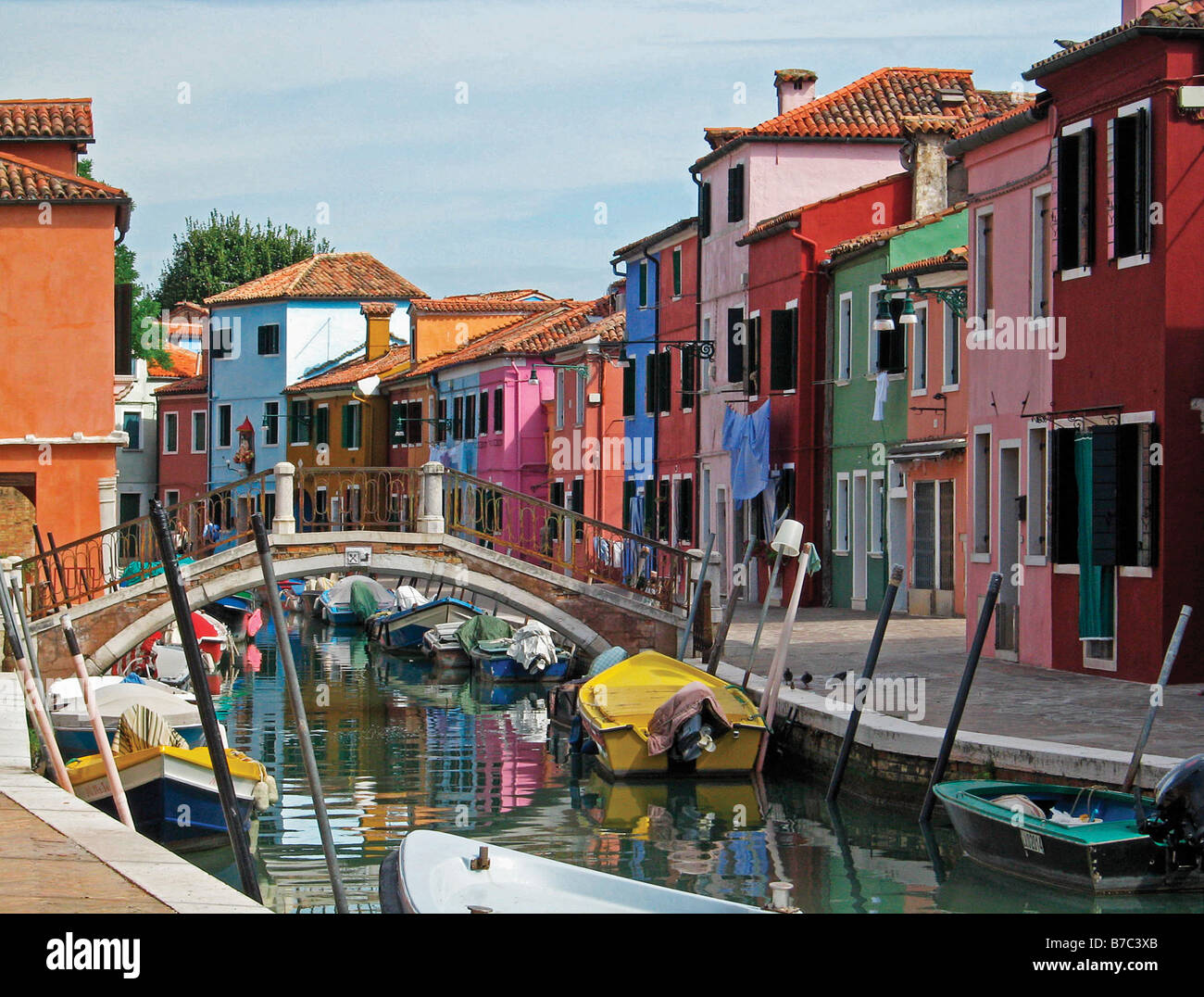 Burano colourful painted houses Banque de photographies et d’images à ...