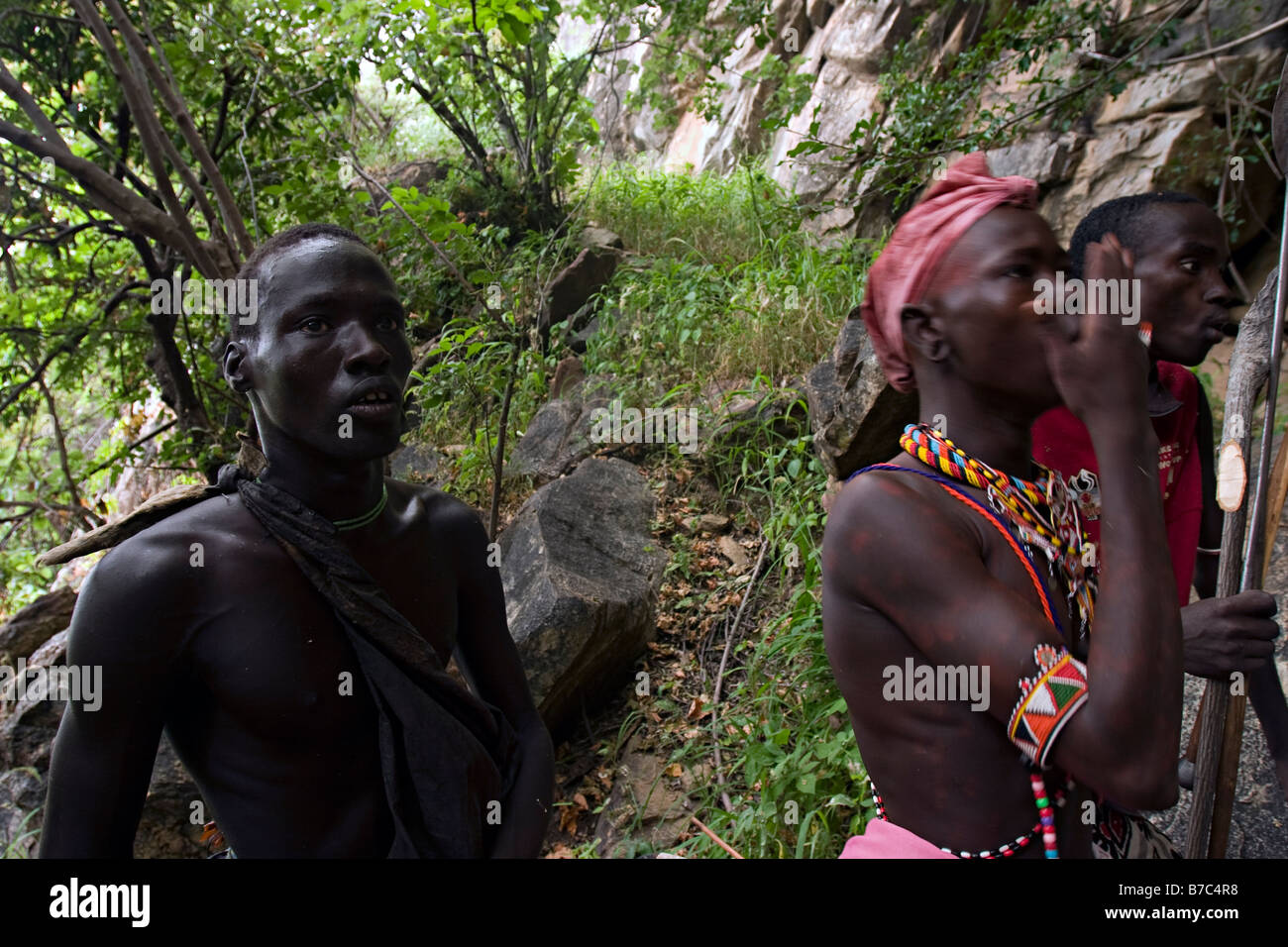 Rituel de circoncision Samburu Photo Stock - Alamy