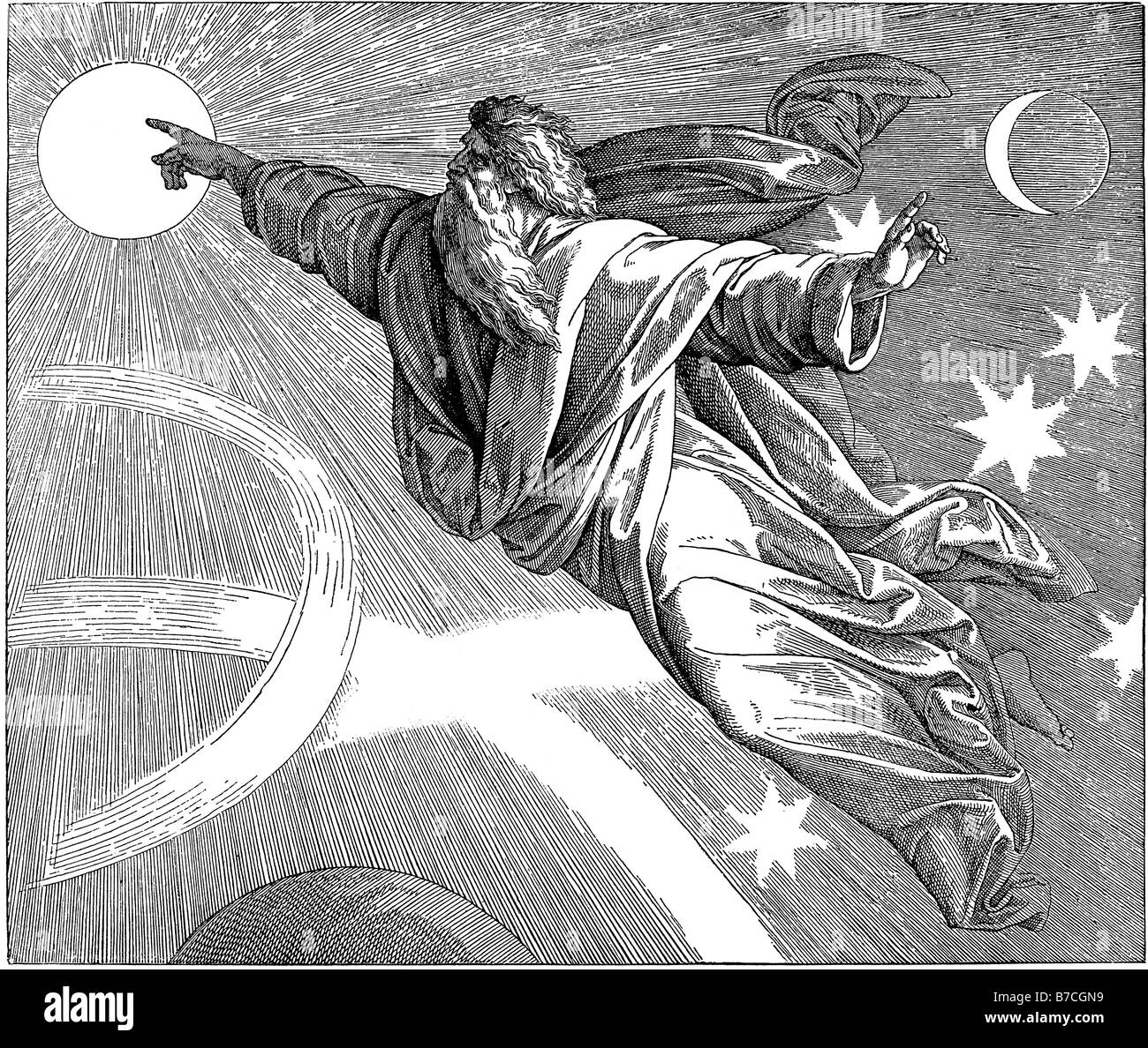 Dieu a dit Banque de photographies et d’images à haute résolution - Alamy