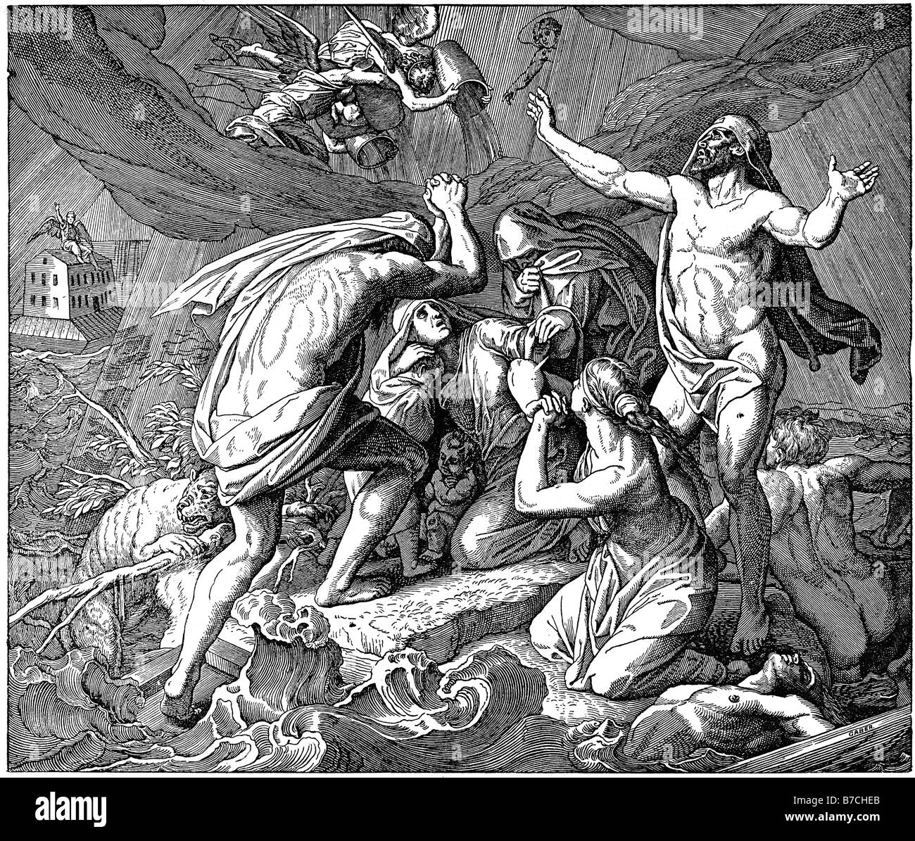 L'arche de Noé, le Déluge Photo Stock - Alamy