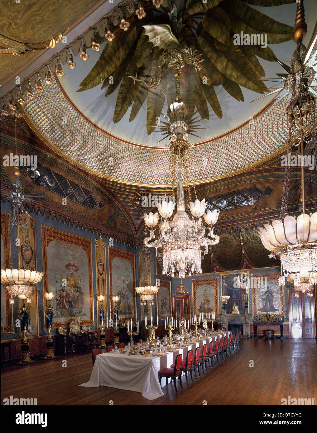Salle de banquets Brighton Royal Pavilion Photo Stock - Alamy