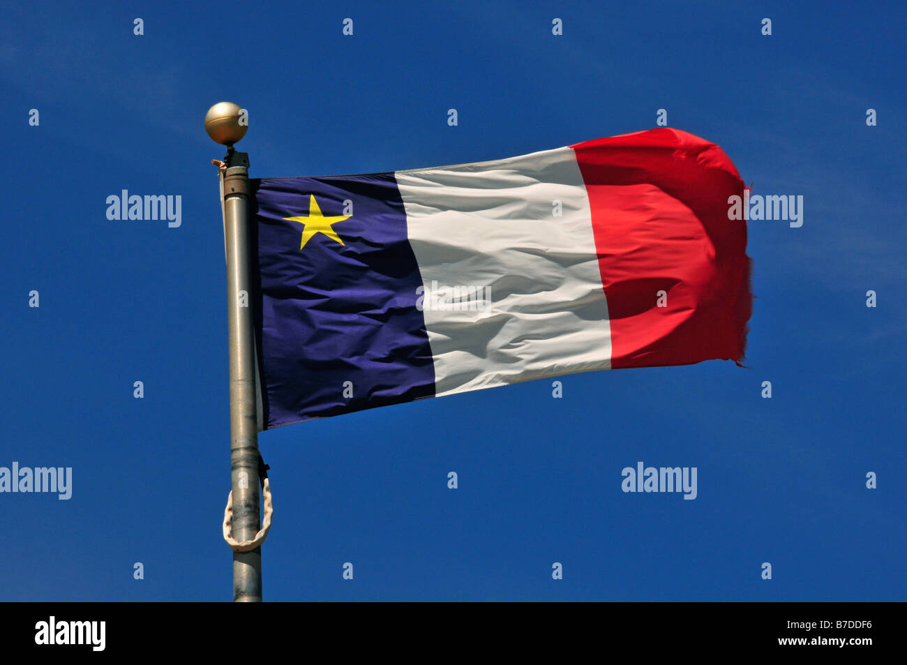 Acadian flag Banque de photographies et d’images à haute résolution - Alamy