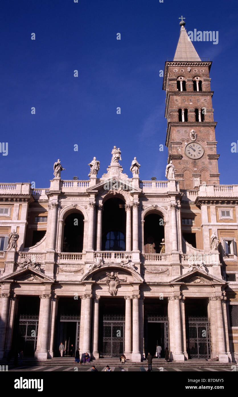 Basilica of st mary major in rome Banque de photographies et d’images à ...