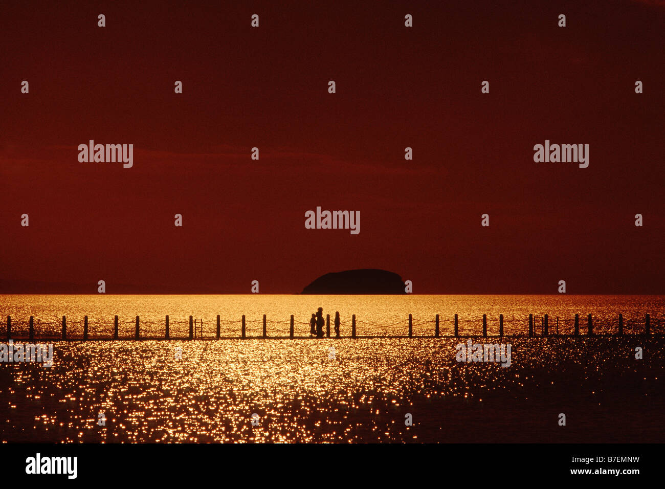 Knightstone island et la plage Banque de photographies et d’images à ...