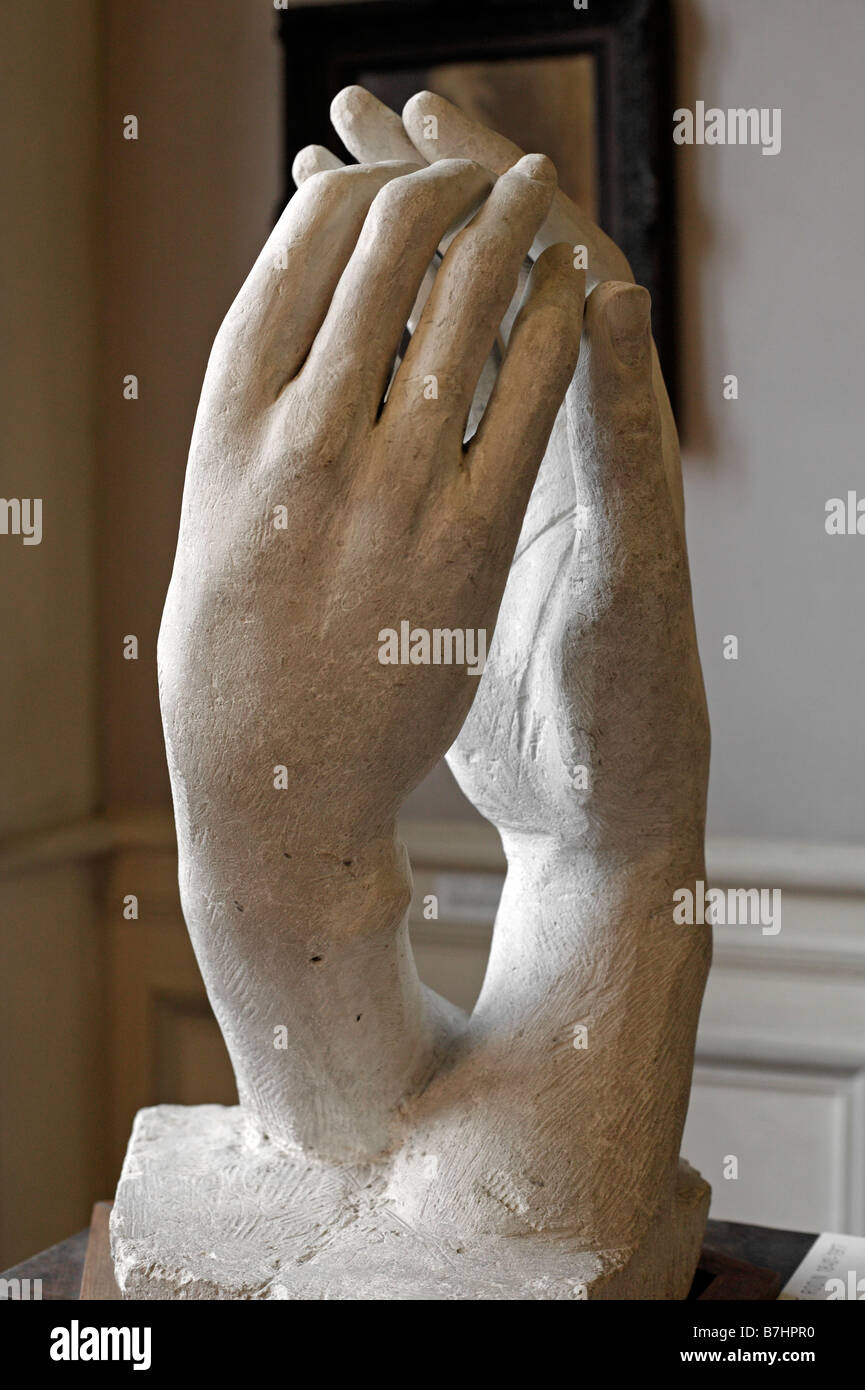 Rodin hands Banque de photographies et d’images à haute résolution - Alamy
