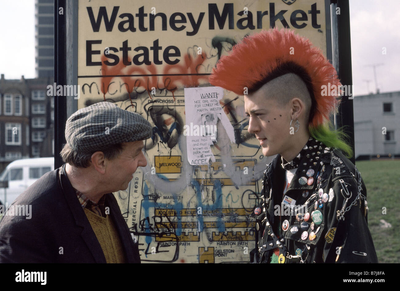 Punks de londres de face Banque de photographies et d’images à haute ...
